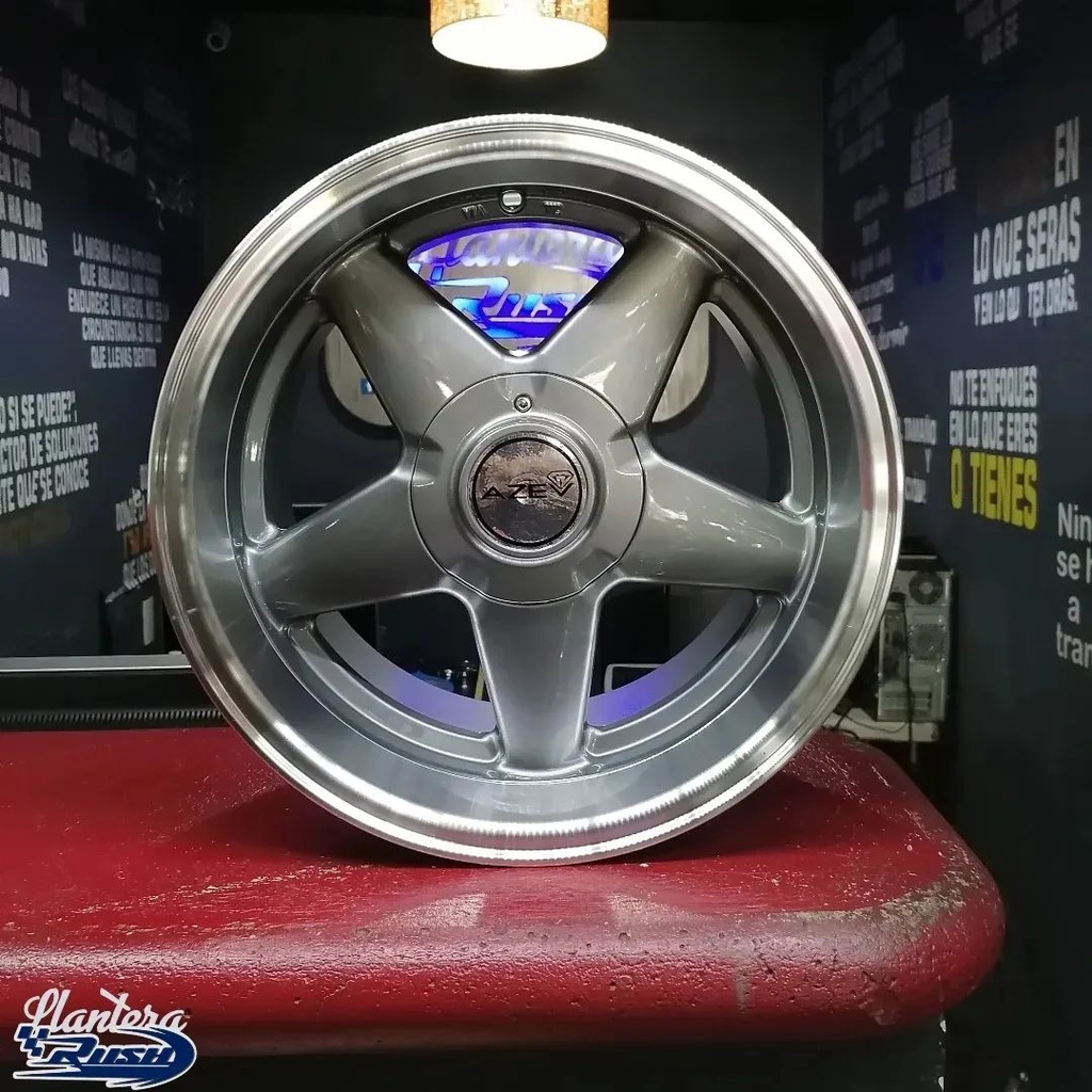 JUEGO DE RINES 16"X8"/9" 4-100/114.3 TIPO AZEV | RUSH
