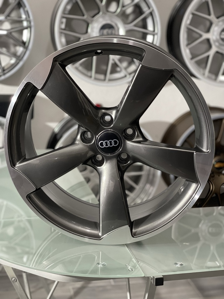JUEGO DE RINES 19"X8.5" 5-112 TIPO AUDI ROTOR | RUSH