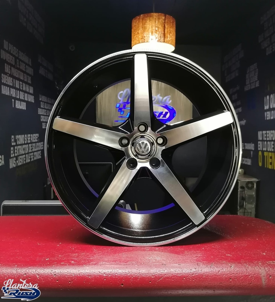 JUEGO DE RINES 17"X8" 5-100 TIPO VOSSEN | RUSH