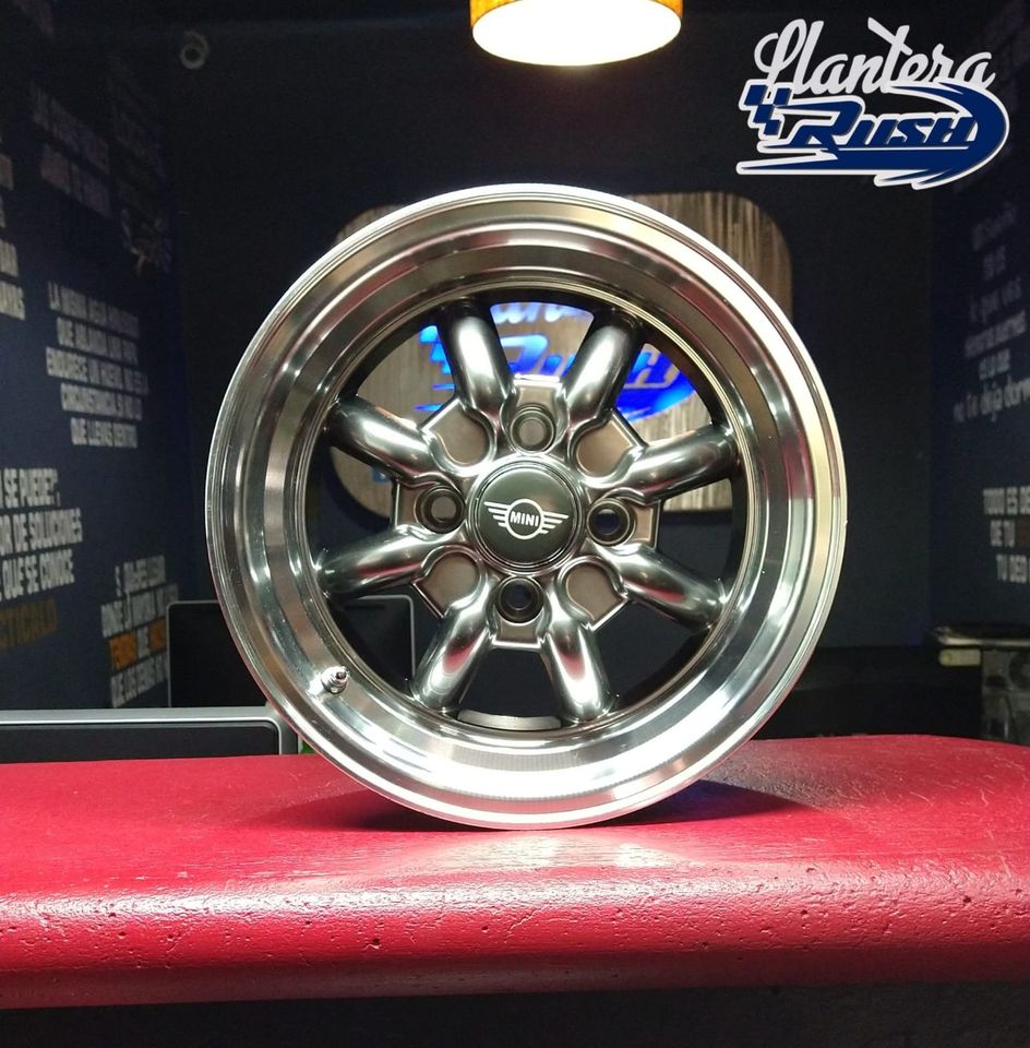 JUEGO DE RINES 13"X6" 4-100 TIPO MINI COOPER | RUSH